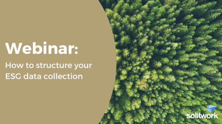 Webinar - How to structure your ESG data collection - Solitwork
